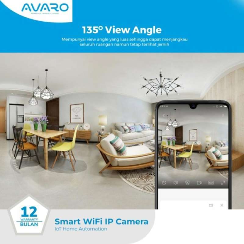 Jual Exclusive Avaro Smart Cctv Wifi Ip Camera Cctv Indoor 2mp Ptz Di Seller Persada Computer ...