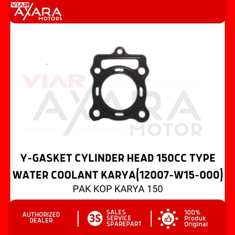 Jual Y-gasket Cylinder Head 150cc Type Water Coolant Karya / Paking Silinder Head Sparepart Viar ...