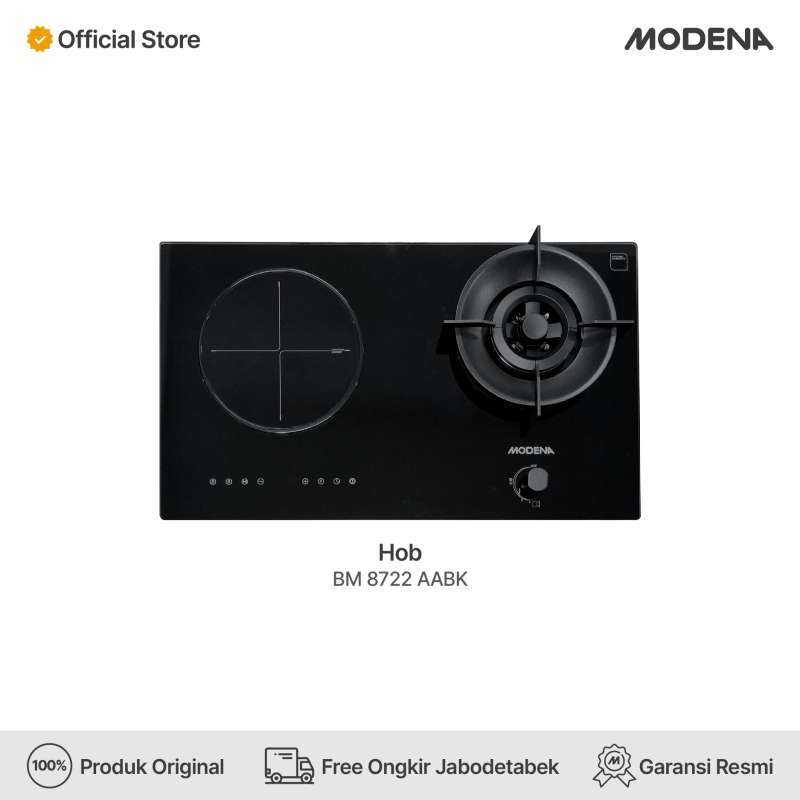 Promo Modena Built-in Hybrid Hob - Bm 8722 Aabk Diskon 21% Di Seller ...