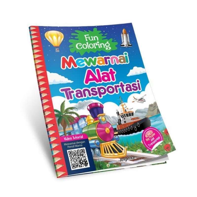 Jual FUN COLORING | BUKU MEWARNAI ANAK EDISI ALAT TRANSPORTASI di ...