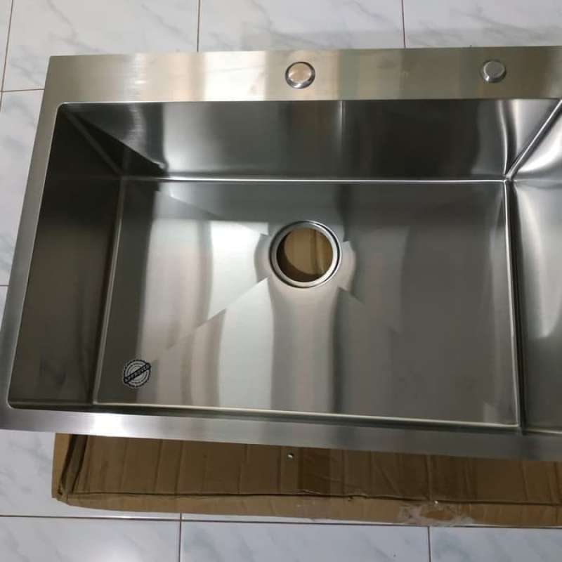 Jual Promo Kitchen Sink 1 Lubang Besar Onan 7050 Stainless Di Seller ...