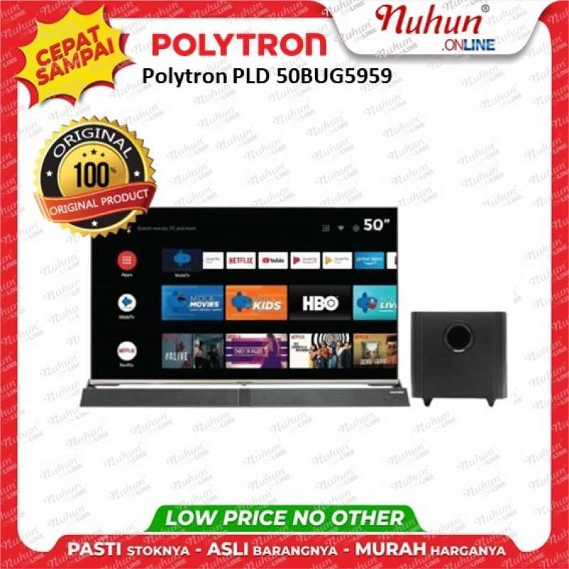 Jual Led Tv 50 Inch Polytron 4k Uhd Google Tv Pld-50bug5959 Di Seller ...