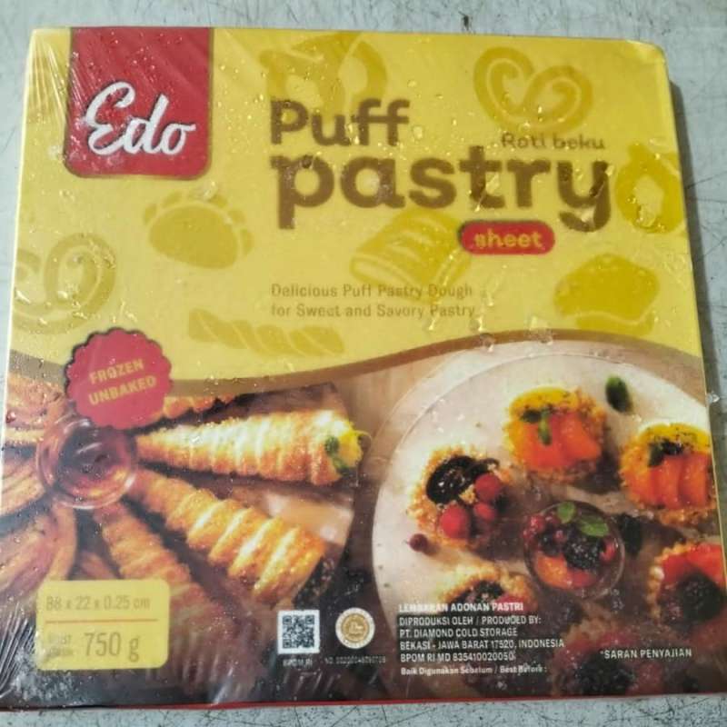 Jual puff pastry edo 750 gram di Seller TURI FROZEN - Pangkalan Masyhur ...