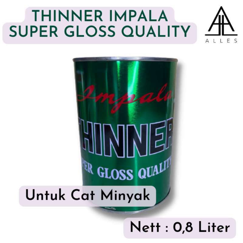 Jual Thinner Impala Hijau Super Glossy Quality Kaleng 1 Liter Tinner Di Seller Allesstore ...