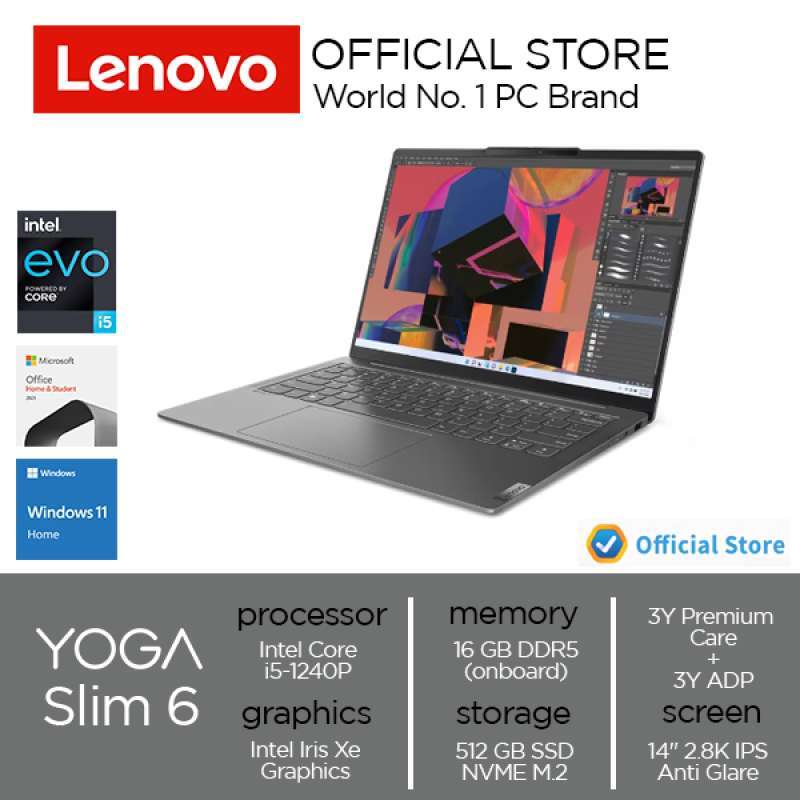 Promo Lenovo Yoga Slim IAP Core I P GB GB SSD W OHS Diskon Di Seller Lenovo