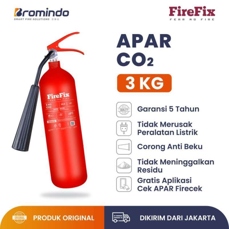 Promo APAR CO2 Alat Pemadam Api Ringan 3Kg FireFix - Teruji Oleh Damkar ...
