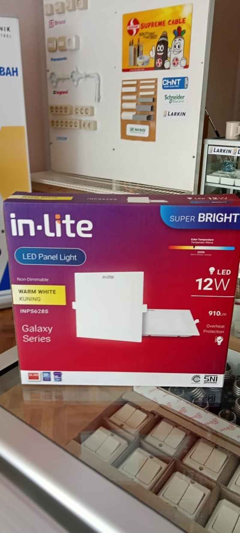 Promo Lampu LED Panel Light Kotak 12W - In Lite warna Putih atau kuning ...