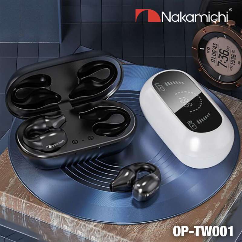 Jual Nakamichi Op Tw001 Open Ear Clip True Wireless Bluetooth Earphone Tws Hd Di Seller ...