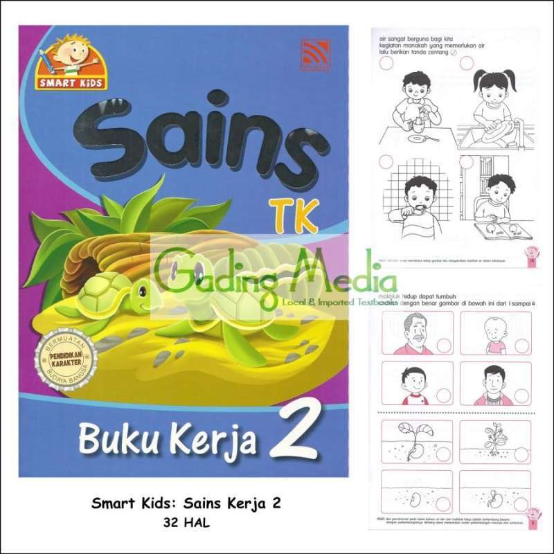 Jual Smart Kids Sains Buku Teks Dan Kerja 1 - 4 - Kerja 3 Di Seller ...