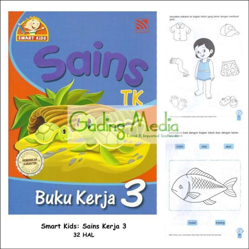 Jual Smart Kids Sains Buku Teks Dan Kerja 1 - 4 - Kerja 2 Di Seller ...