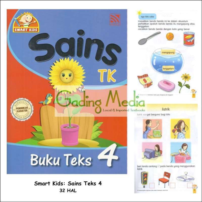 Jual Smart Kids Sains Buku Teks Dan Kerja 1 - 4 - Kerja 3 Di Seller ...