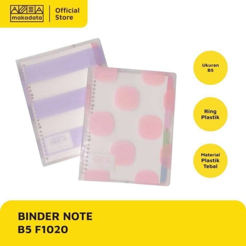 Jual BUKU BINDER NOTE B5 F1020 TRANSPARANT MOTIF (1 PCS) MURAH di ...