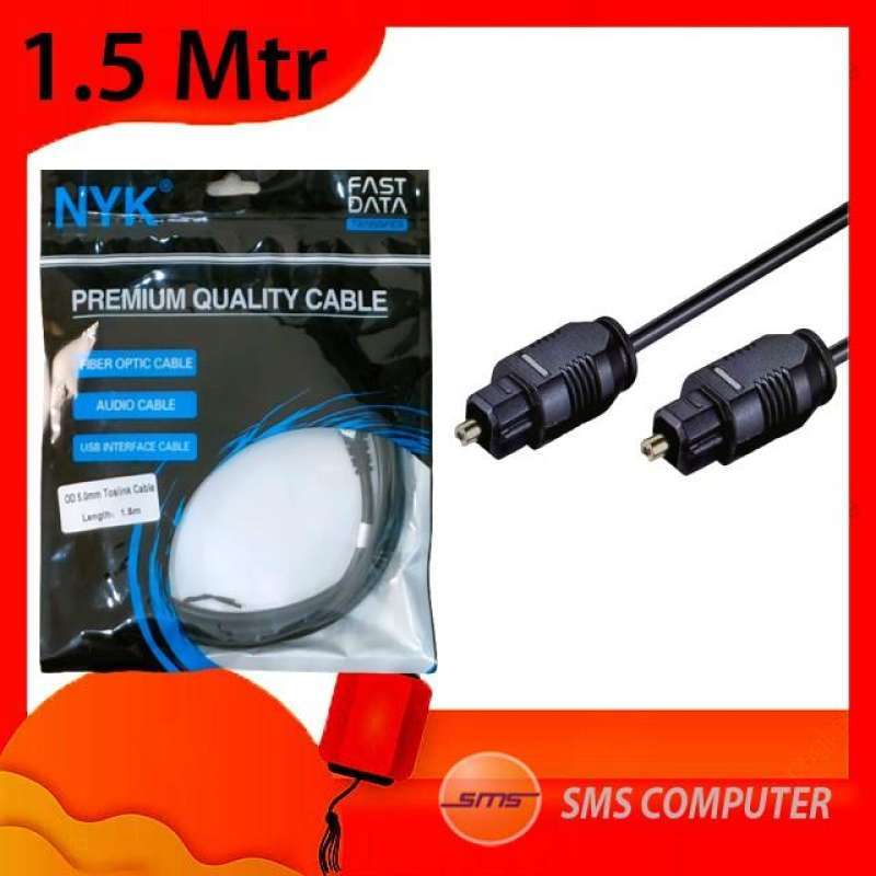 Jual NYK 1.5m Kabel Fiber Optic Audio Cable Optical Optik - NYK di ...