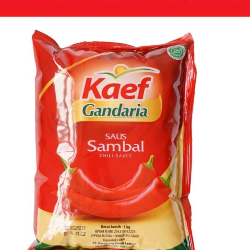 Jual Kaef Saos Sambal / Saos Mcd 1kg Di Seller Askana Frozen Food ...