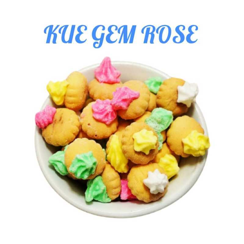 Promo Biskuit Gem Rose / Snack Jadul Kue Monas Warna Warni 500 Gram ...