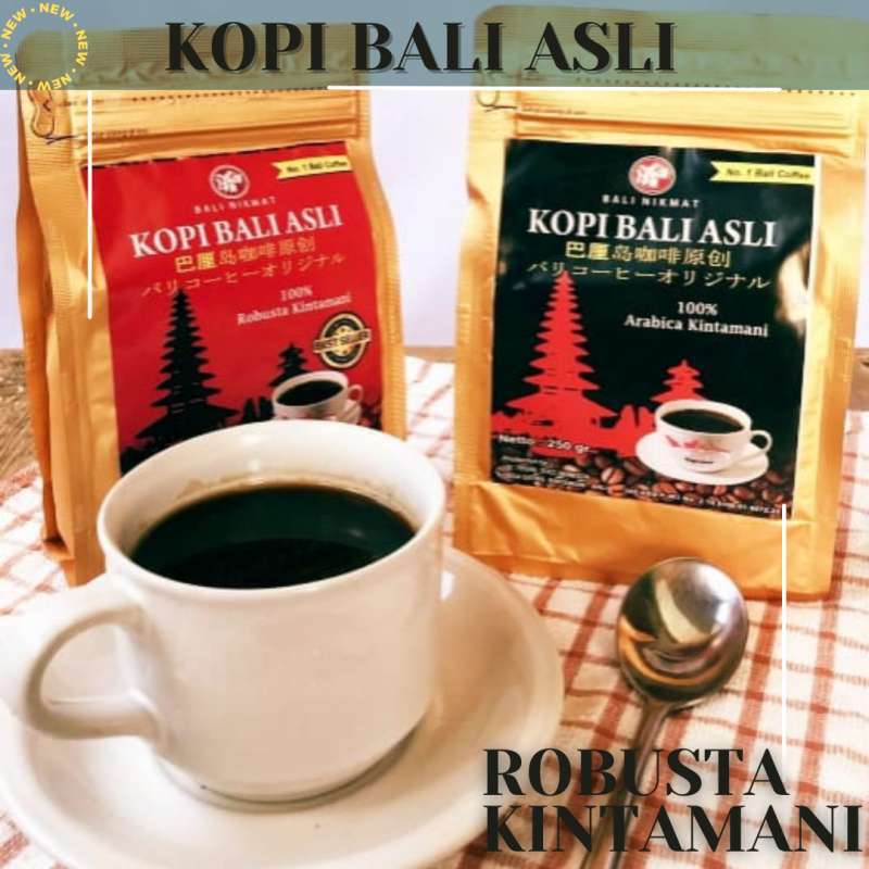 Jual Kopi Bali Asli Robusta Kintamani Bali Nikmat Premium 250gr di ...