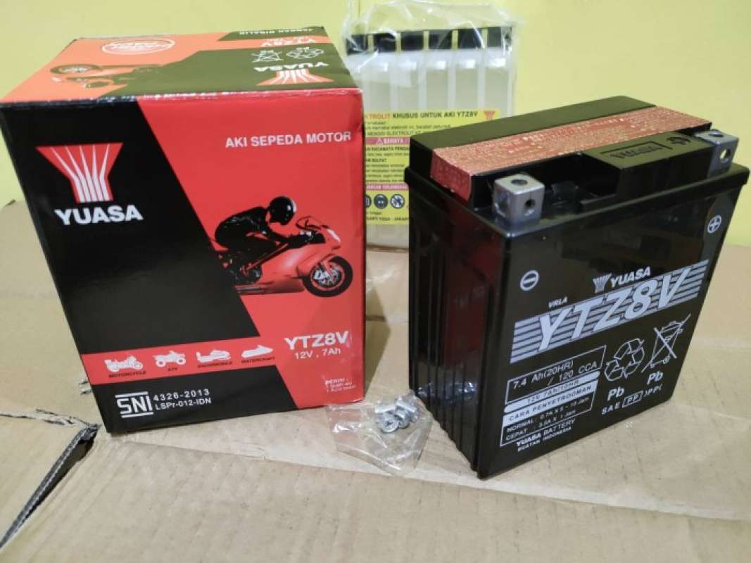 Jual Aki Motor Vespa Lx 150, Primavera, Libert Ytz8v Yuasa Ori Di Seller Alice Otoparts - Kebon ...