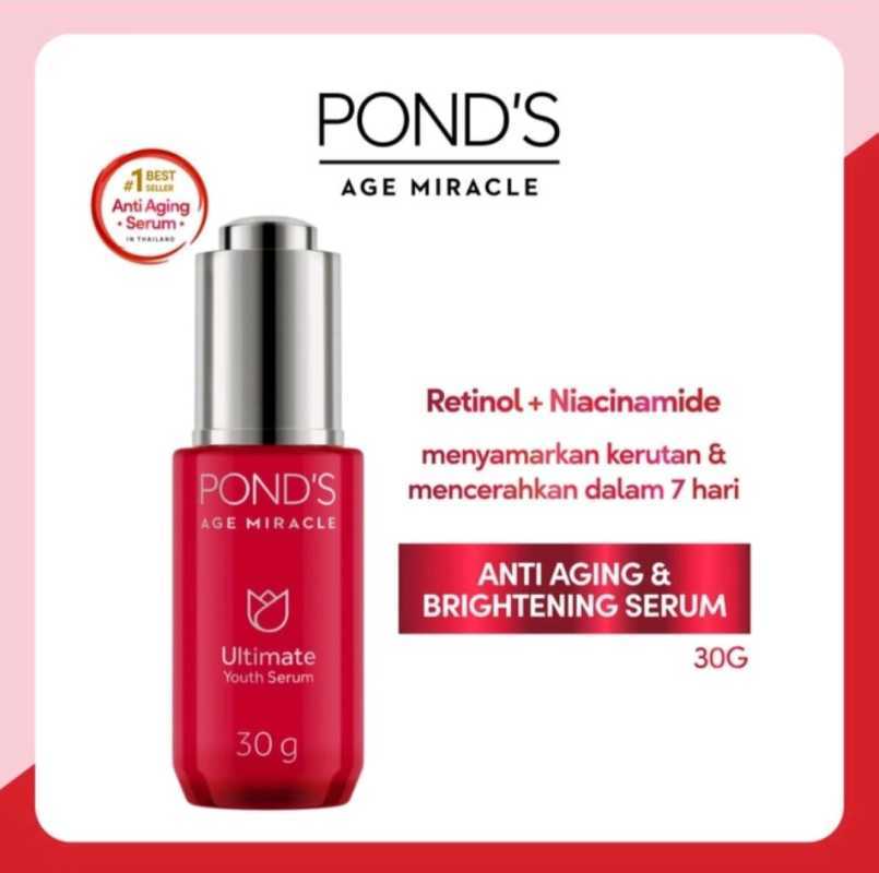 Jual Ponds Age Miracle Ultimate Youth Anti Aging Serum 30g di Seller ...