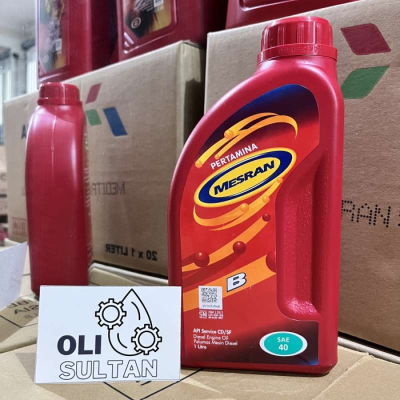 Jual Pertamina Mesran B Sae 40 1l | Original Oli Mobil Motor Di Seller ...