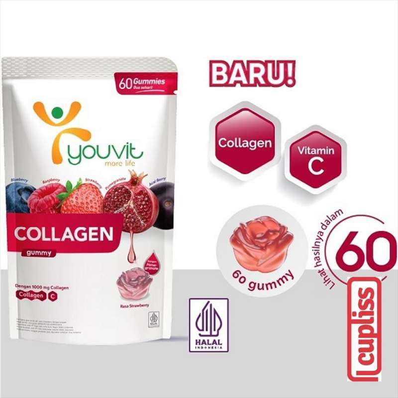 Jual Youvit Multivitamin Gummy Collagen 30 Days Di Seller Cupliss ...