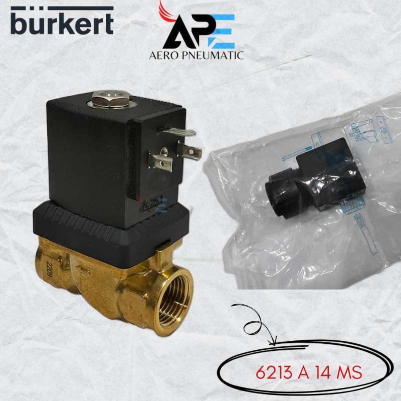 Jual SOLENOID VALVE BURKERT drat 1/2 6213 A 14 MS G1/2 di Seller Aero Pneumatic - Tanjung Duren ...