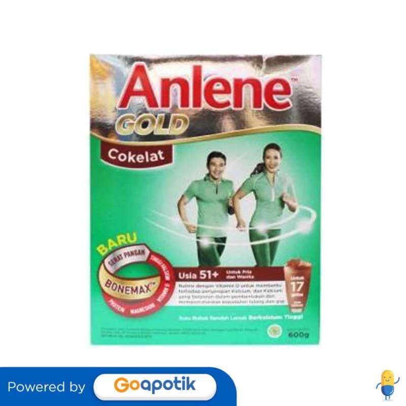 Jual ANLENE GOLD RASA COKLAT USIA 51 TAHUN KE ATAS 600 GRAM BOX di ...