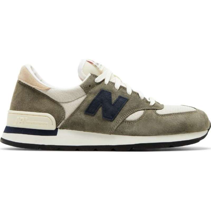 Jual New Balance 990 V1 Made In Usa Dark Grey Navy Blue Teddy Santis Di ...