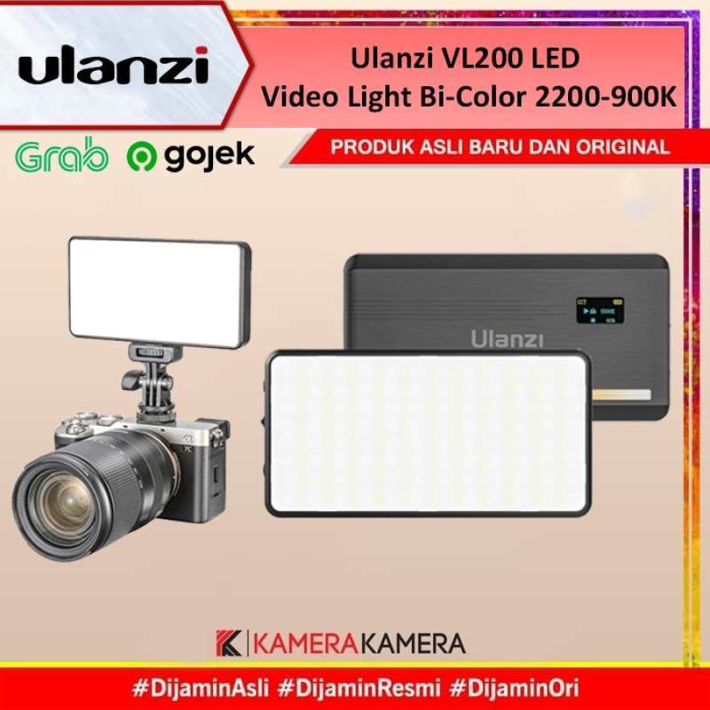 Jual Ulanzi VL200 LED Video Light Bi-Color 2200-900K di Seller Abimara ...