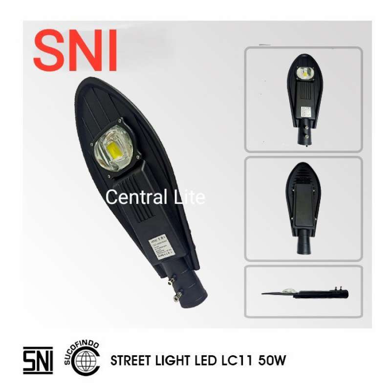 Promo Lampu Pju 50w Cobra Sni Lampu Jalan 50 Watt Sorot Outdoor Cobra