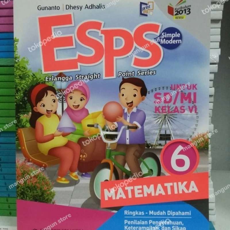 Promo ESPS Matematika SD Kelas VI K13 Revisi Diskon 23% di Seller Ken Book - Jati Padang, Kota ...