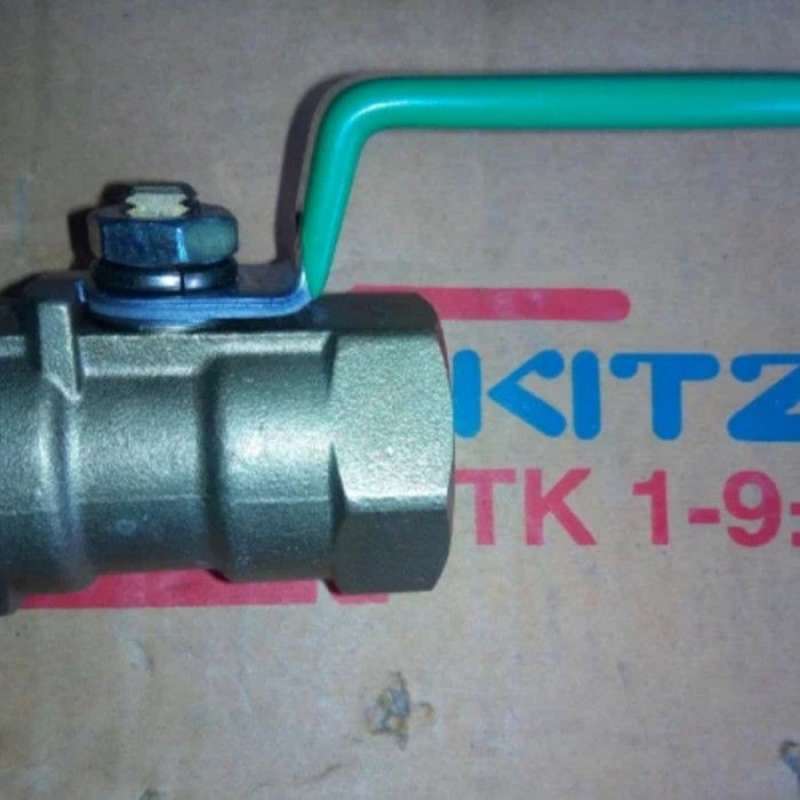 Promo Kitz Brass Ball Valve 600 W.o.g - Stop Kran Kuningan Original Ukuran 1 Diskon 23% Di ...