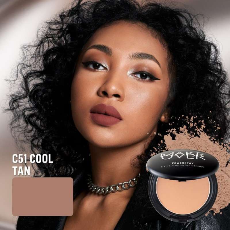 Promo MAKE OVER Powerstay Matte Powder Foundation 12 g - Bedak Padat ...