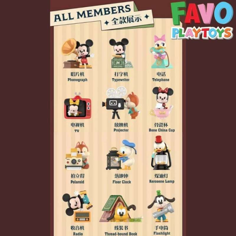 Jual Pop Mart Disney Mickey And Friends The Ancient Times Series ...