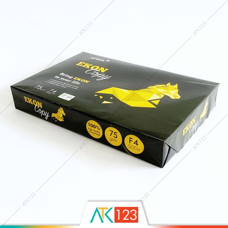Jual Kertas Hvs F4 75 Gsm - Ekon Copy Terbaru Desember 2021 harga murah ...