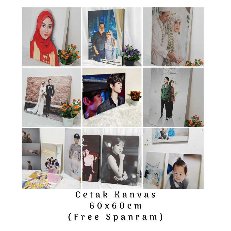 Jual Custom Cetak Foto Kanvas/Canvas Photo Print (sudah termasuk Frame ...