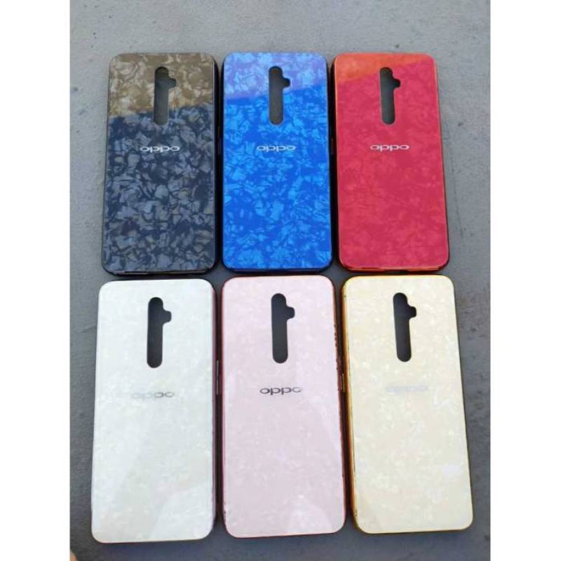 Promo Oppo Reno 2f Reno2f Shiny Shell Shining Diamond Glass Hard Case ...