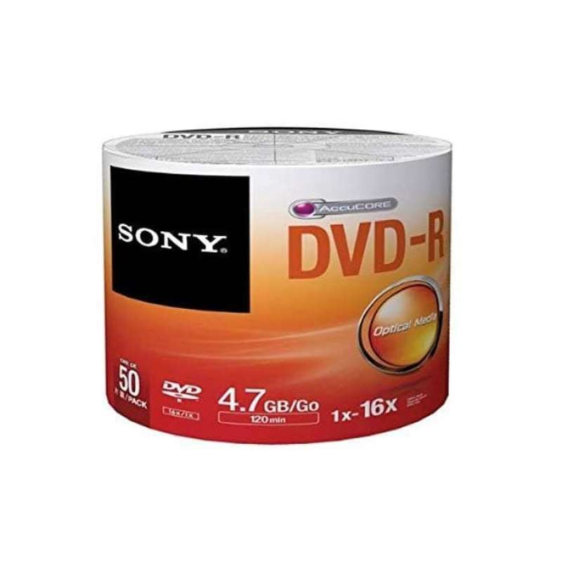 Jual Sony DVD-R 16X White Inkjet Printable DVD-R Blank Media Discs di Seller MKA Official ...