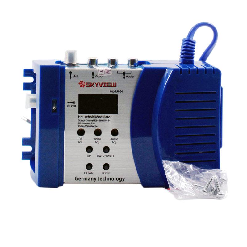 Jual Skyview Stereo AV-04 Modulator AV to RF [VHF-UHF] - Biru di Seller Triple A Elektronik ...