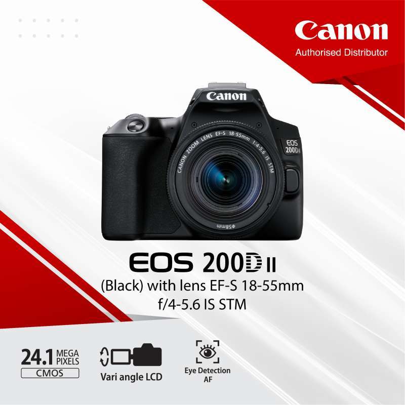 Jual Canon Eos 200d 18-55mm Mark Ii Is Kamera Dslr Di Seller Canon - By ...
