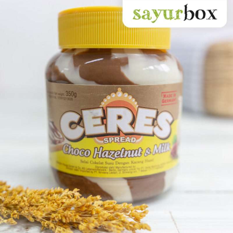 Jual Ceres Choco Hazelnut and Milk Duo Spread 350 gram Sayurbox - JKT ...