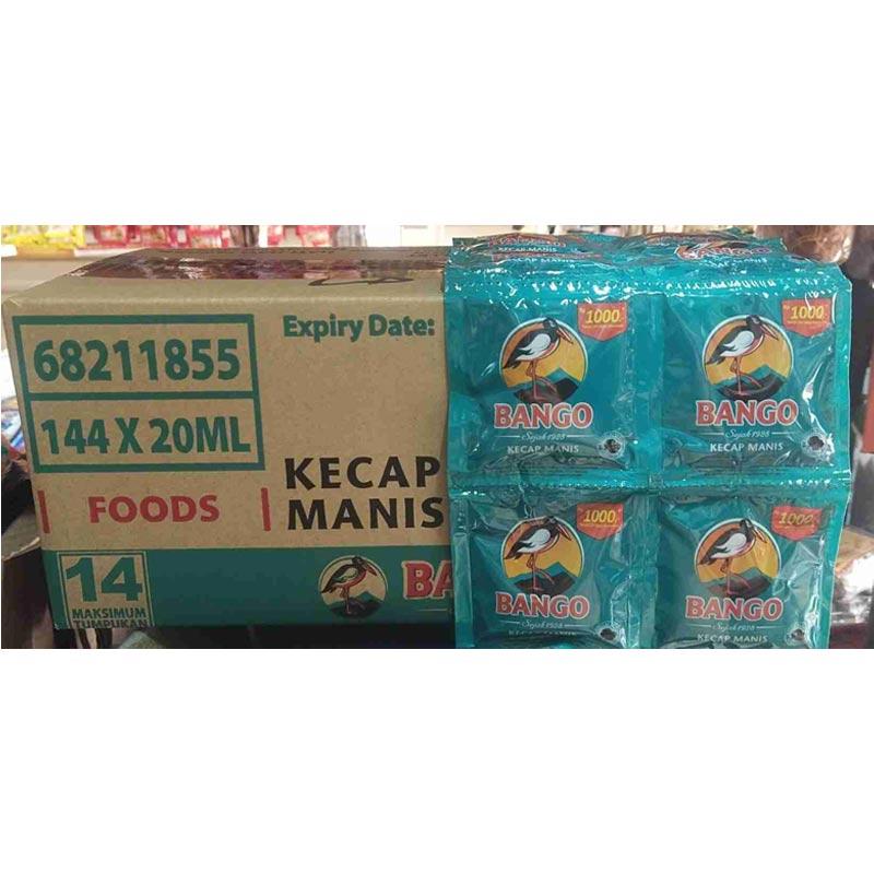 Jual BANGO Kecap manis (20 ml/12 renceng/karton) Halal di Seller Je&Je ...