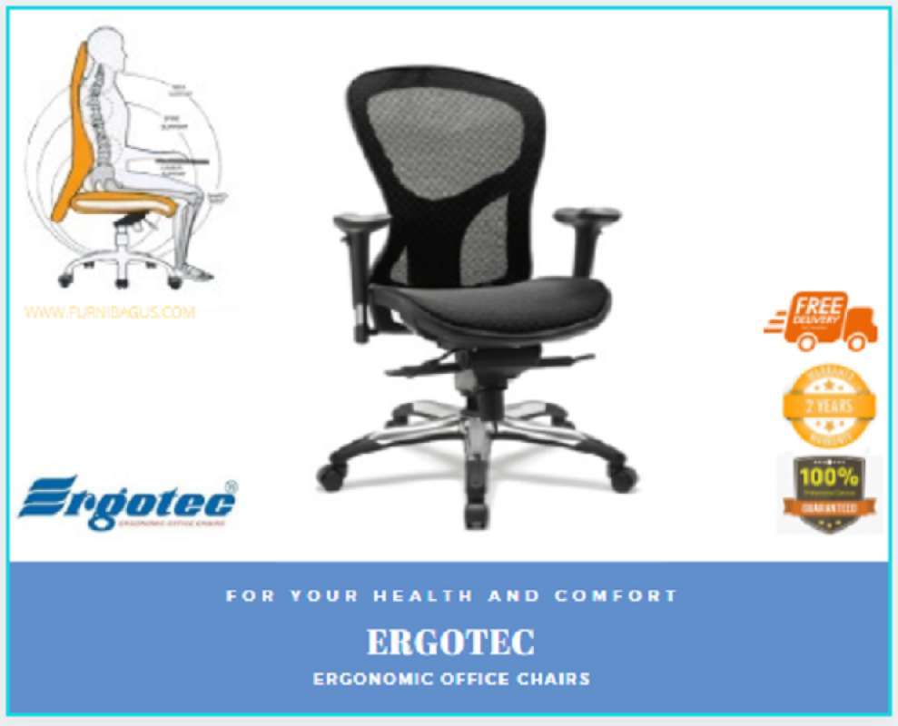 Promo Ergotec Kursi Kantor Kursi Kerja Ergonomis Tipe GL 808 PR Diskon ...