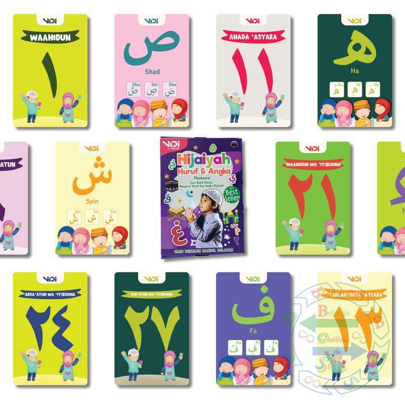 Promo VIDI FLASHCARD / FLASH CARD / Kartu Edukasi Edukatif Anak-anak ...