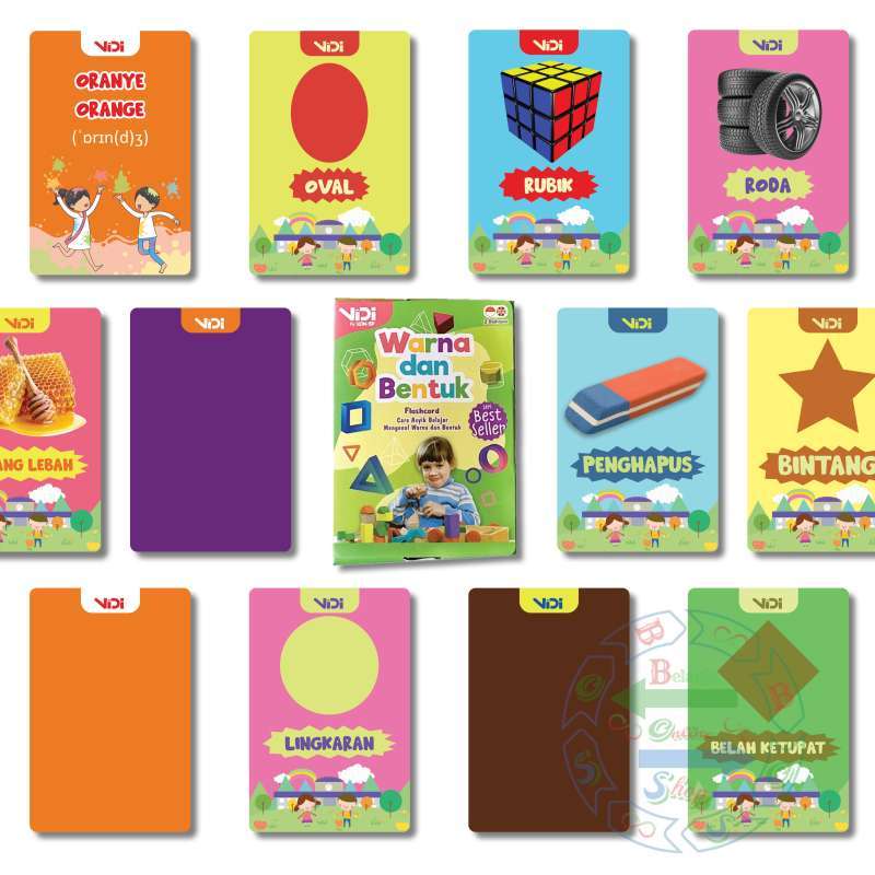 Promo VIDI FLASHCARD / FLASH CARD / Kartu Edukasi Edukatif Anak-anak ...