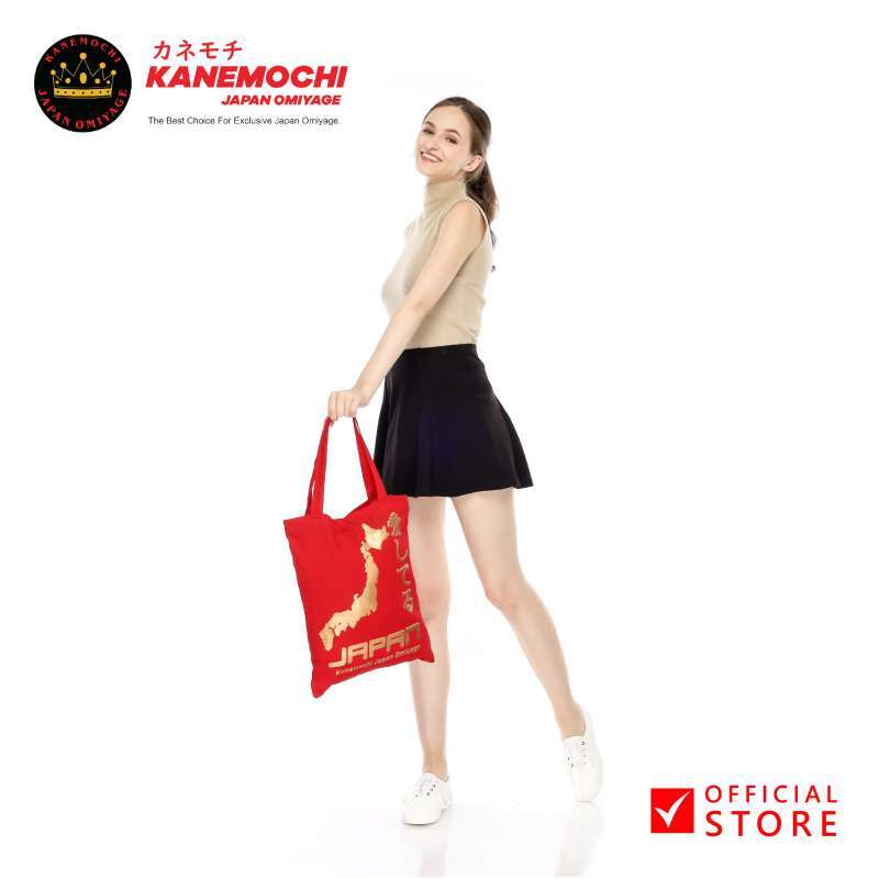 Jual Kanemochi Japan Totebag Nihon Chizu - Red Di Seller Kanemochi ...