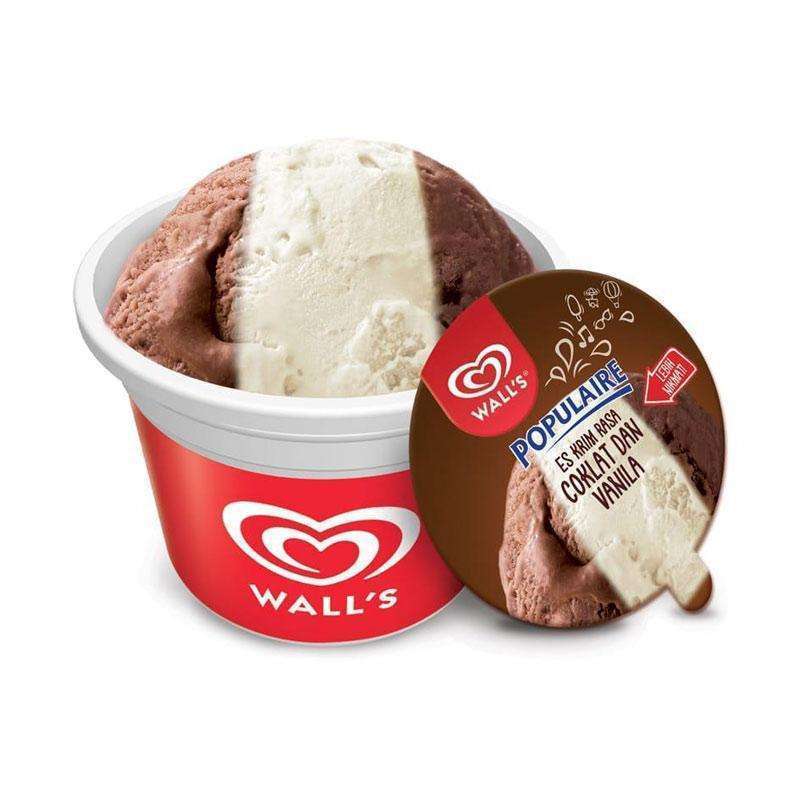 Jual Surabaya - WALL'S Populaire Cokelat dan Vanila Es Krim [90 mL] di ...