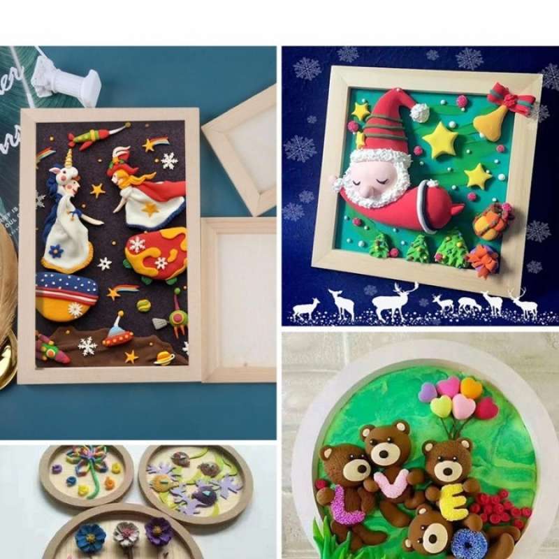 Jual Bingkai Diy Serbaguna Melukis Menggambar Clay Dll Anak Creative ...