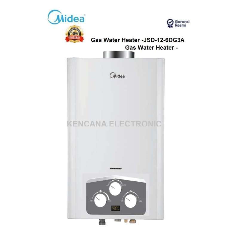 Jual MIDEA Water Heater GAS JSD -12 -6DG3A-6 LITER -Fire Protection di Seller KENCANA ELECTRONIC ...