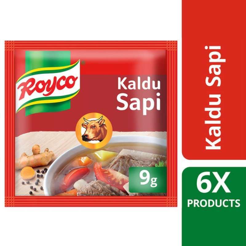 Promo ROYCO Kaldu Ayam / Sapi Saset Kecil isi 6 - Chicken / Beef Stock ...