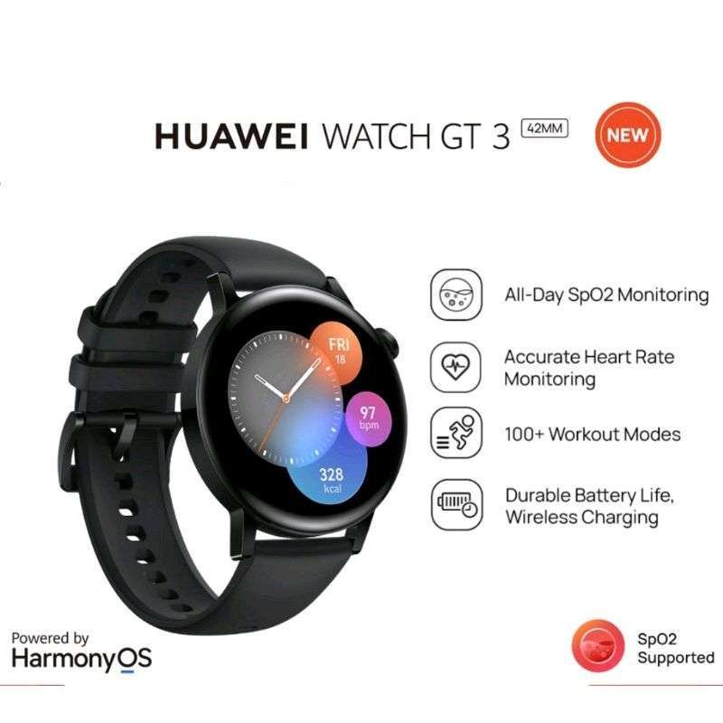 Jual Huawei Gt Watch 3 42 Mm Spesifikasi Original, Murah & Diskon Harga ...